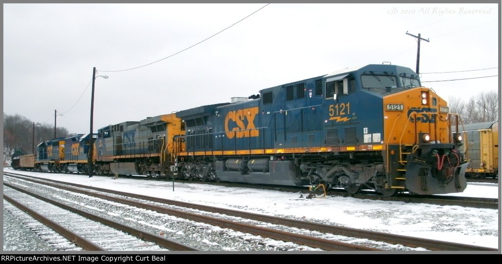 CSX 5121, 115, 2310, and 6430